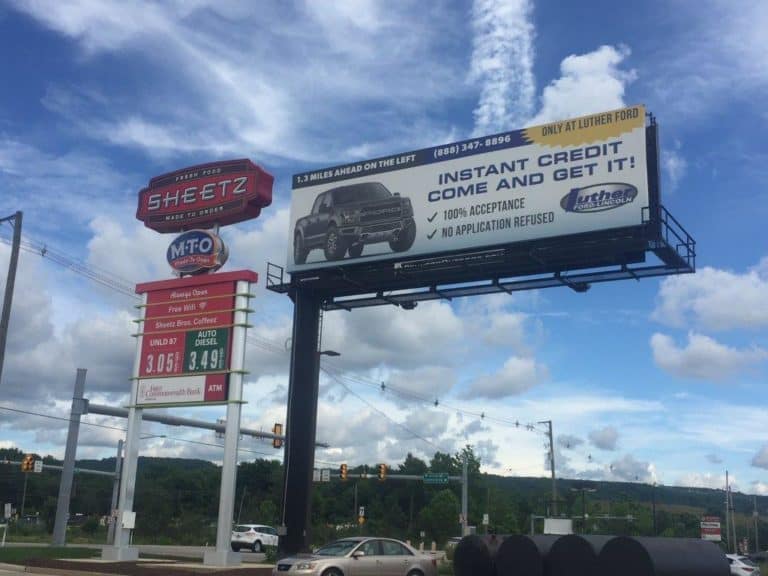 Billboard Locations | Penneco Outdoor Advertising